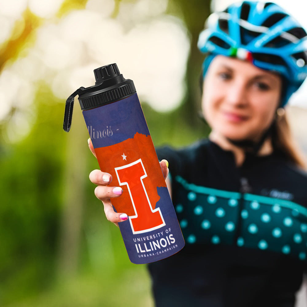 Customized Name University Of Illinois Urbana Water Bottle OS Cycling customized-name-university-of-illinois-urbana-water-bottle-os-cycling