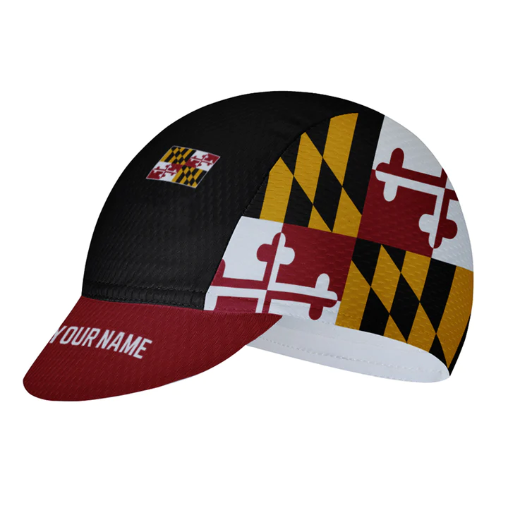 Customized Maryland Cycling Cap Sports Hats – OS Cycling Store