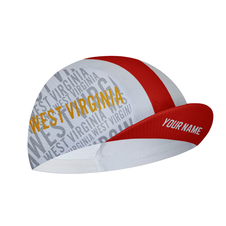 Customized West Virginia Cycling Cap Sports Hats – OS Cycling Store