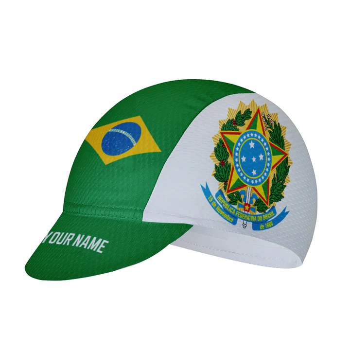 Customized Brazil Cycling Cap Sports Hats – OS Cycling Store
