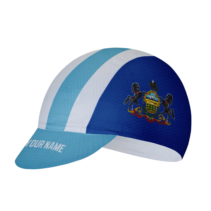 Customized Pennsylvania Cycling Cap Sports Hats – OS Cycling Store