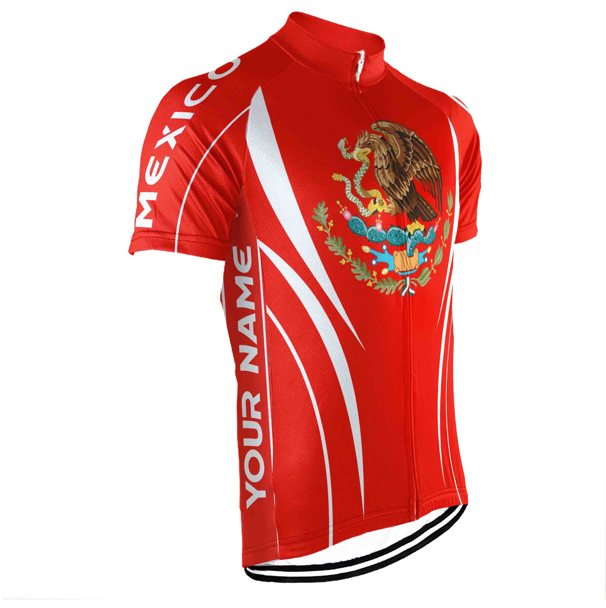 Personalized Mexico Short Sleeve Cycling Jersey for Men- Unique Gift ...