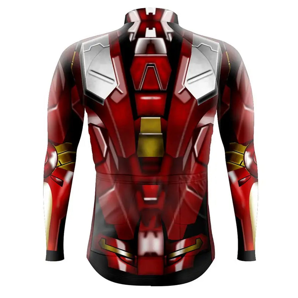 Customized Iron Man Long Sleeve Cycling Jersey for Men – OS Cycling Store