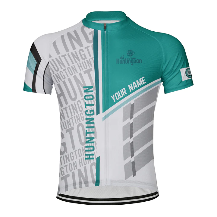 Customized Huntington Short Sleeve Cycling Jersey for Men – OS Cycling Store