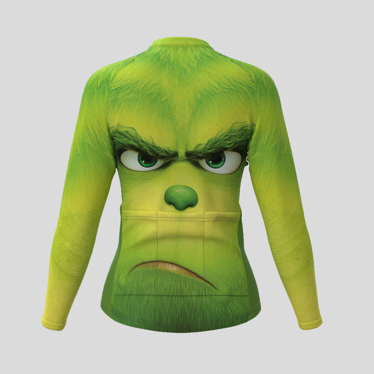 The Grinch Face Cycling Long Sleeve Women Jersey – OS Cycling Store