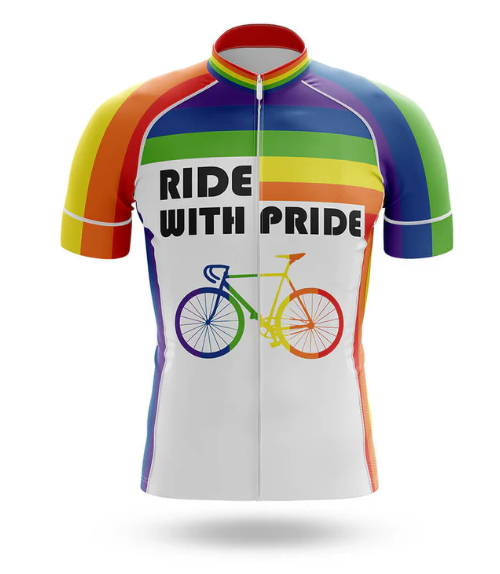 Ride With Pride Cycling Jersey For Men | Men's Cycling Kit – OS Cycling ...