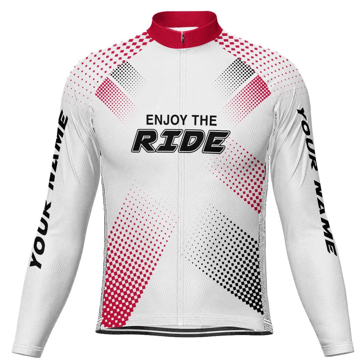 Customized Enjoy The Ride Long Sleeve Cycling Jersey for Men – OS ...