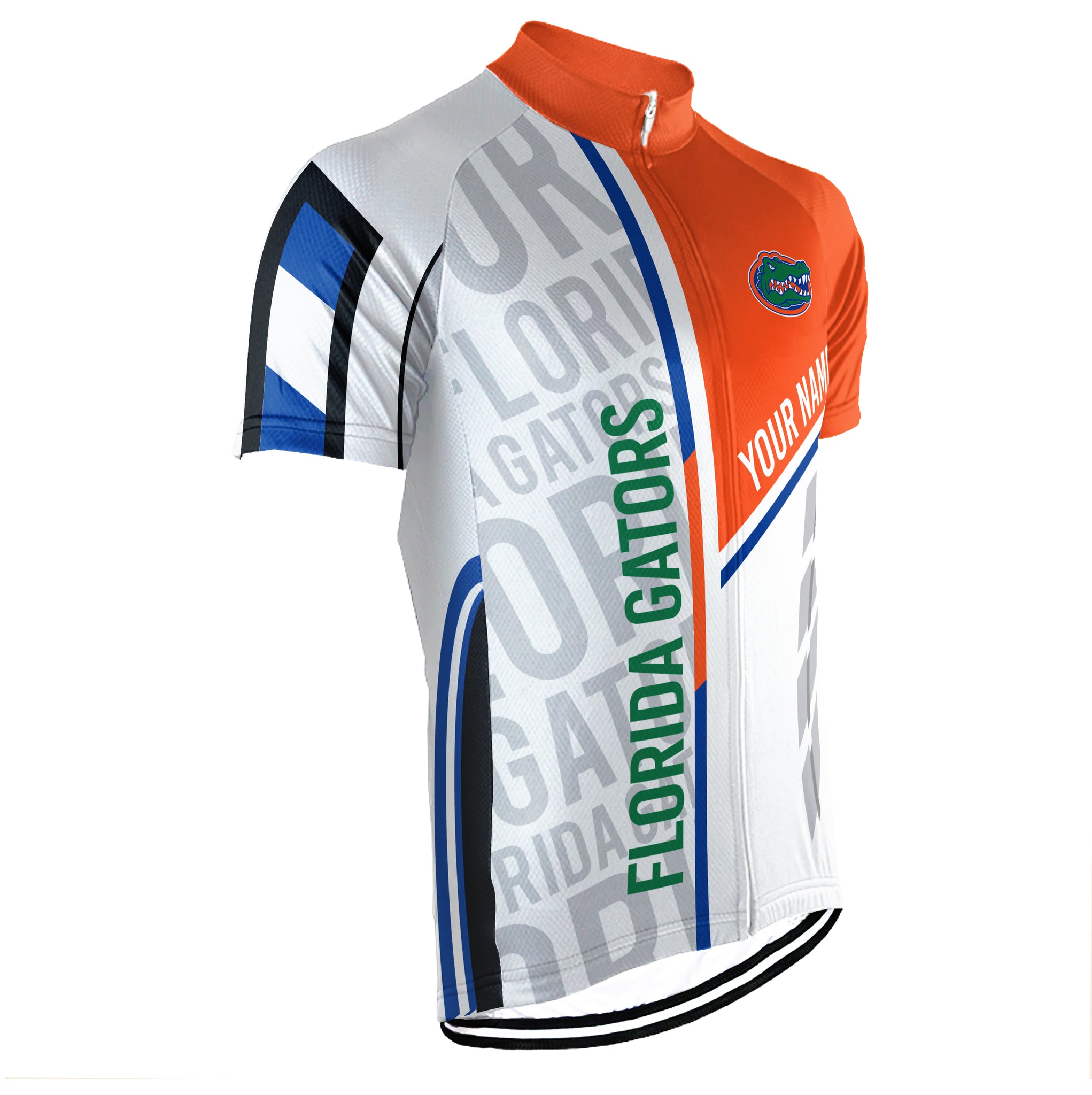 Customized Florida Gators Short Sleeve Cycling Jersey for Men – OS ...