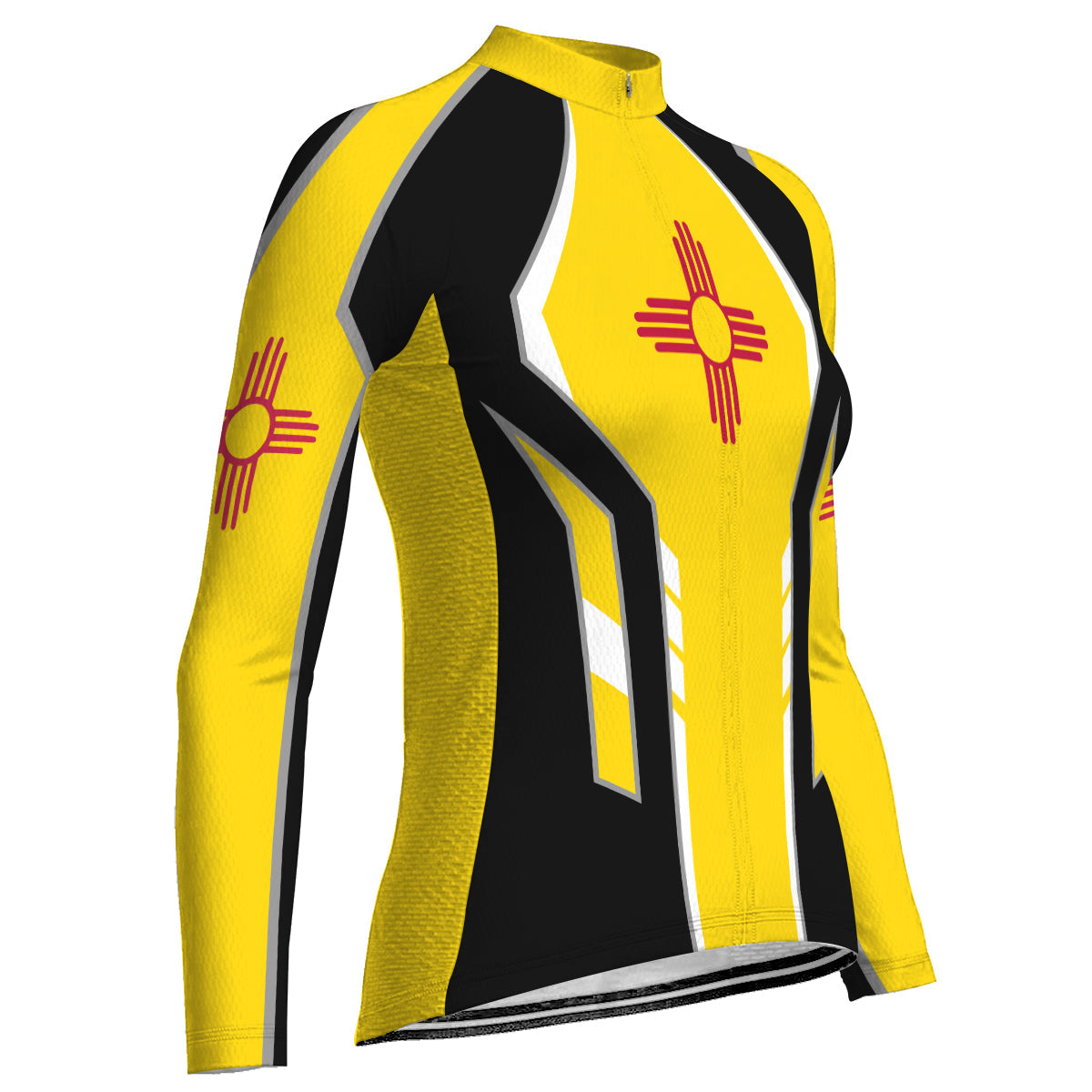 Customized New Mexico Winter Thermal Fleece Long Sleeve Cycling Jersey ...