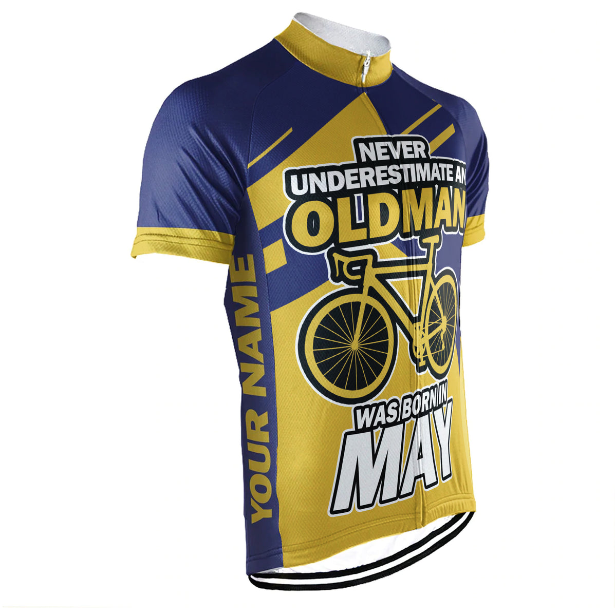 Customized Short Sleeve Cycling Jersey for Men- Never Underestimate An ...