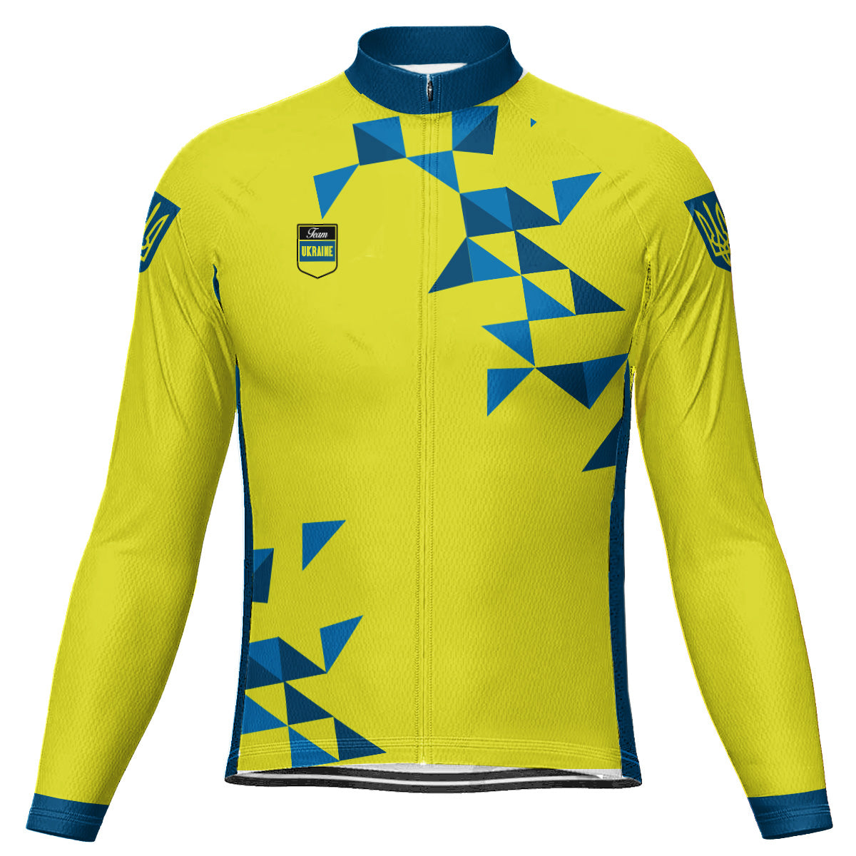 Customized Ukraine Long Sleeve Cycling Jersey for Men – OS Cycling Store
