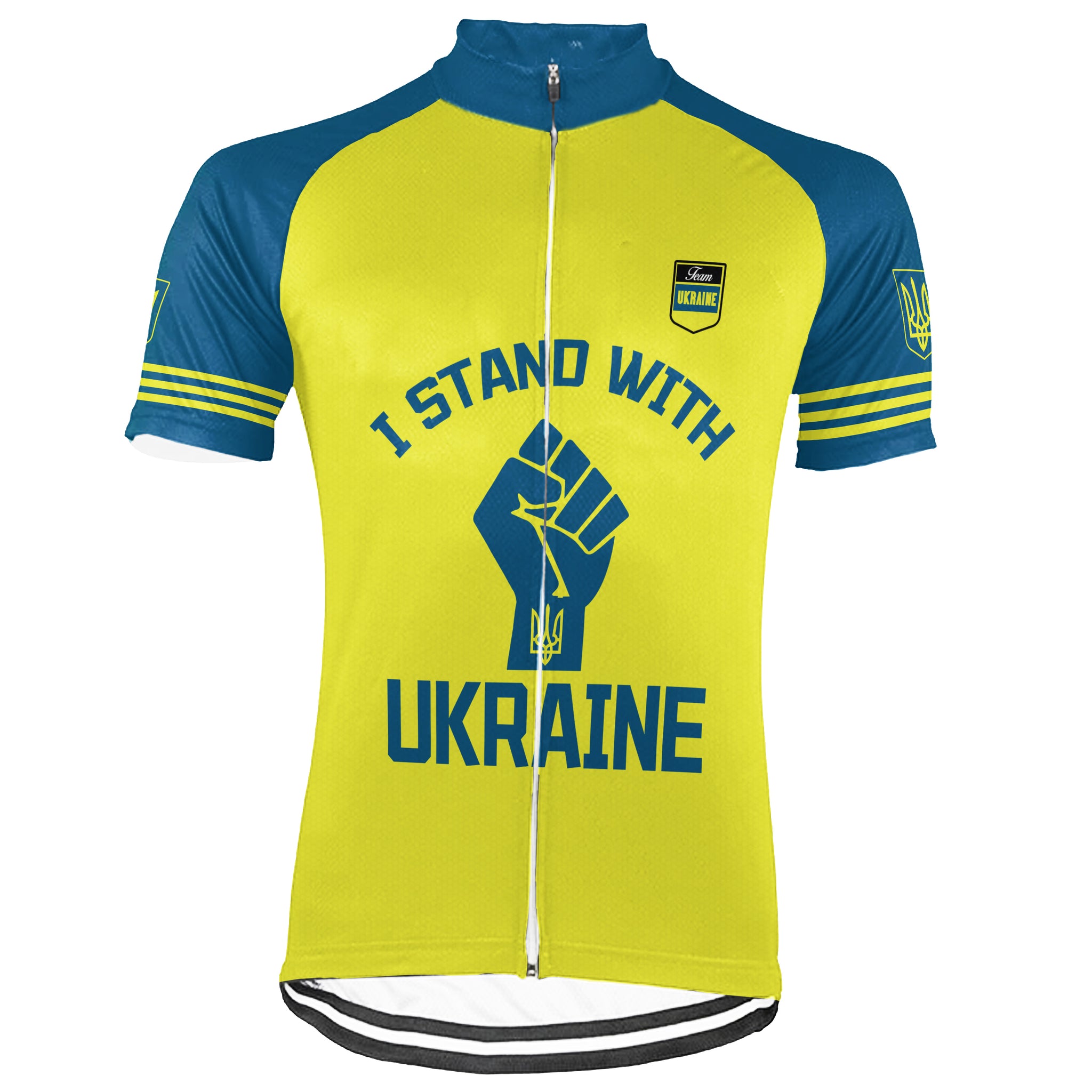 Customized Ukraine Short Sleeve Cycling Jersey for Men – OS Cycling Store
