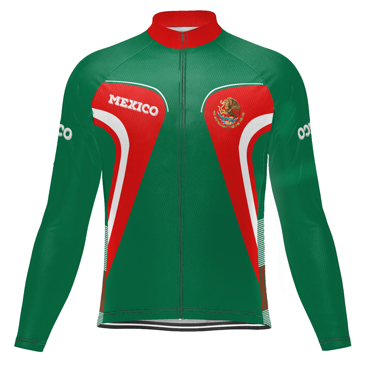 Customized Mexico Long Sleeve Cycling Jersey For Men – OS Cycling Store