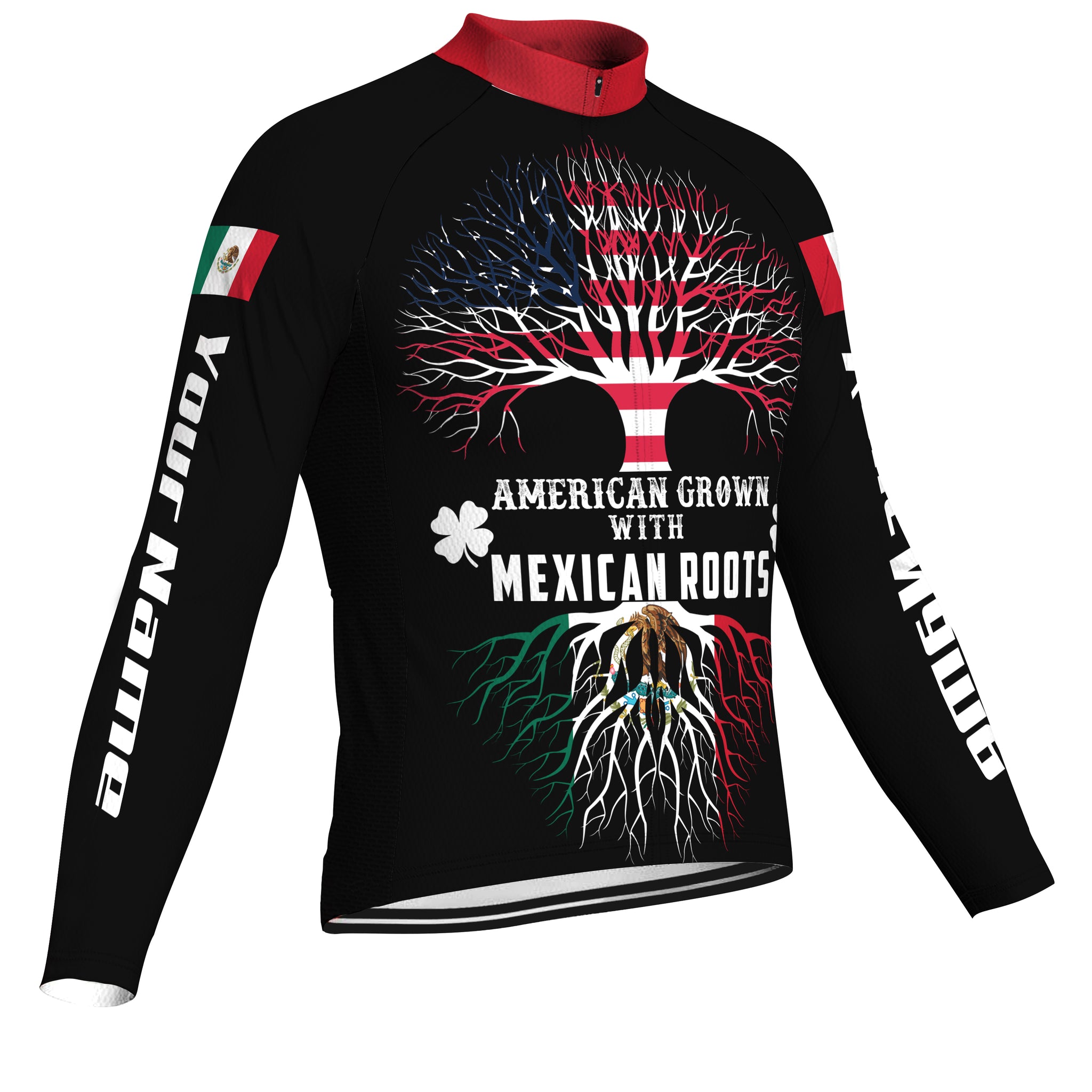Customized Mexico Long Sleeve Cycling Jersey For Men – OS Cycling Store