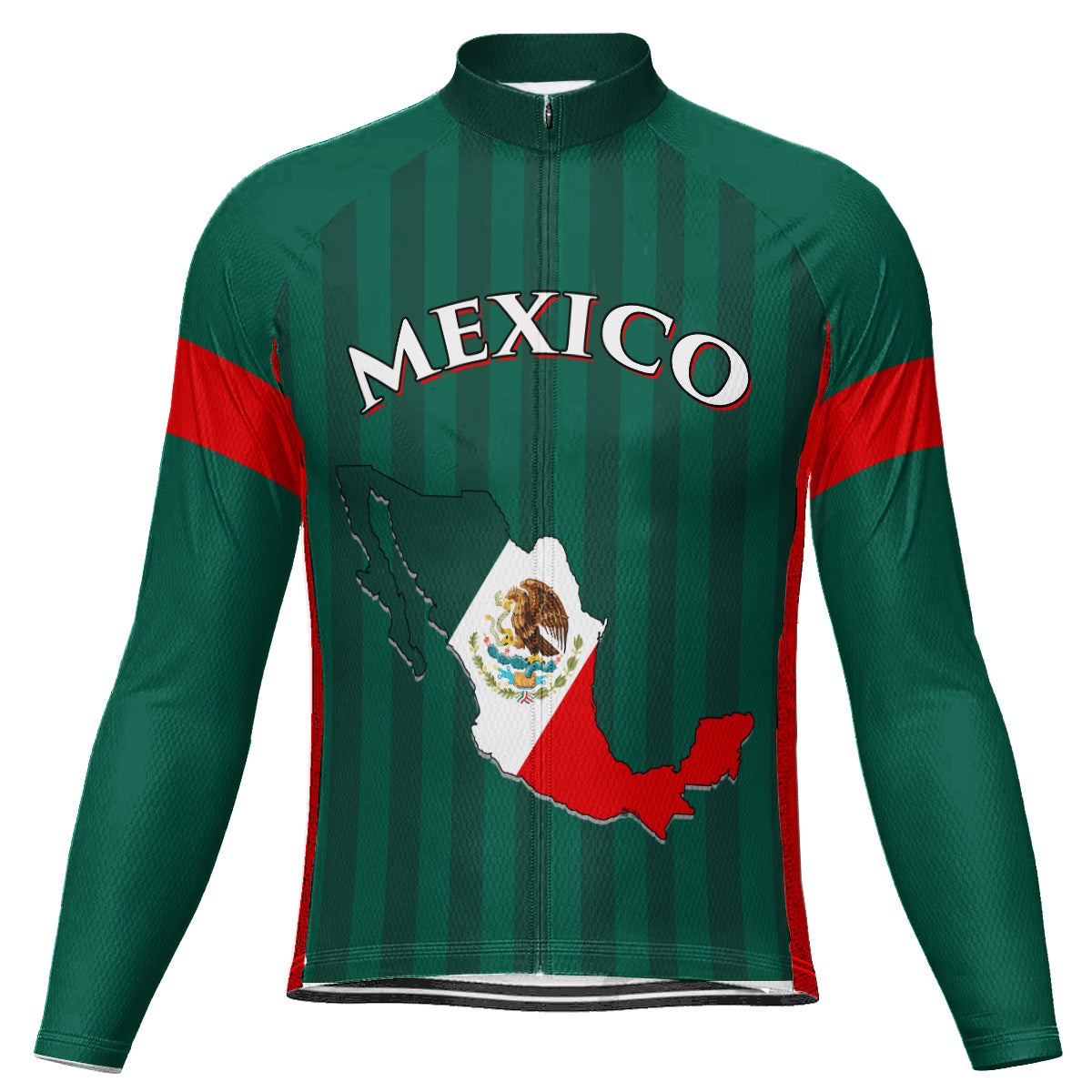 Customized Mexico Long Sleeve Cycling Jersey For Men – OS Cycling Store