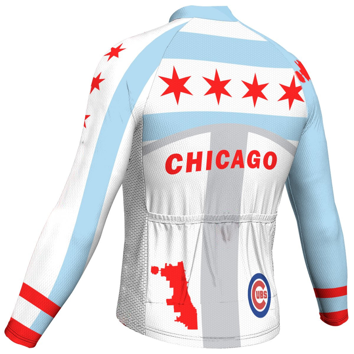 Customized Chicago Long Sleeve Cycling Jersey for Men – OS Cycling Store