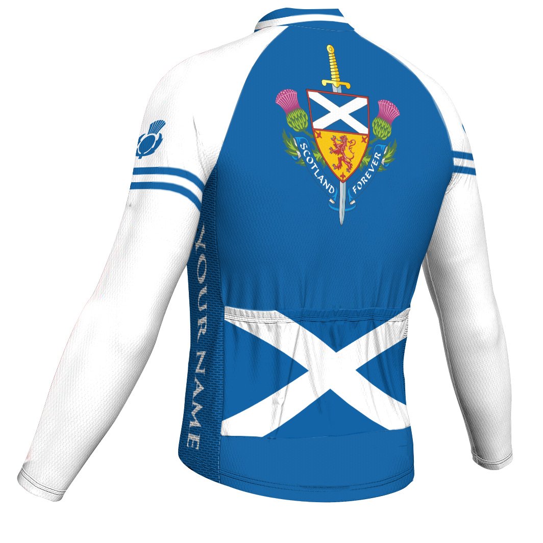 Customized Scotland Long Sleeve Cycling Jersey for Men – OS Cycling Store