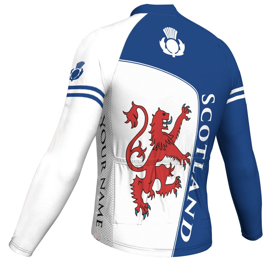 Customized Scotland Long Sleeve Cycling Jersey for Men – OS Cycling Store