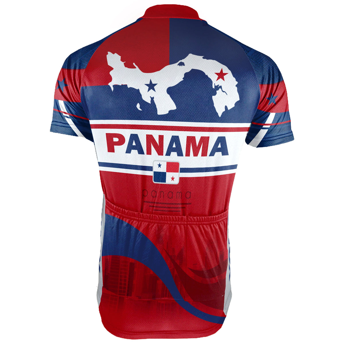 Customized Panama Winter Thermal Fleece Short Sleeve Cycling Jersey fo ...