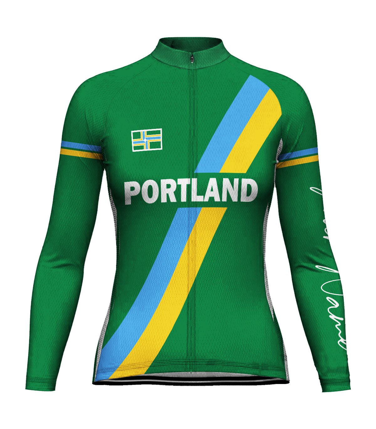 Customized Portland Long Sleeve Cycling Jersey For Women – OS Cycling Store