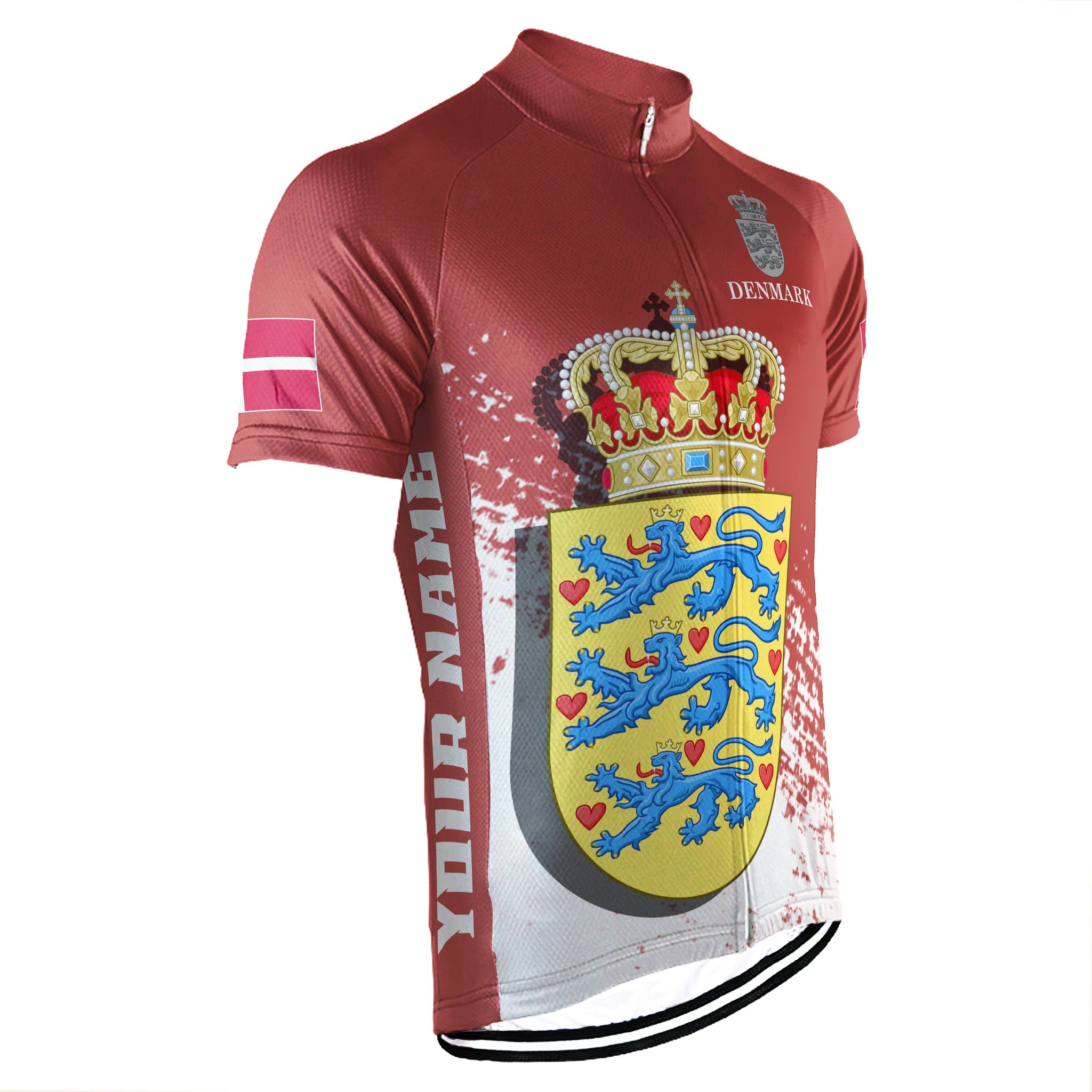 Customized Denmark Short Sleeve Cycling Jersey for Men – OS Cycling Store